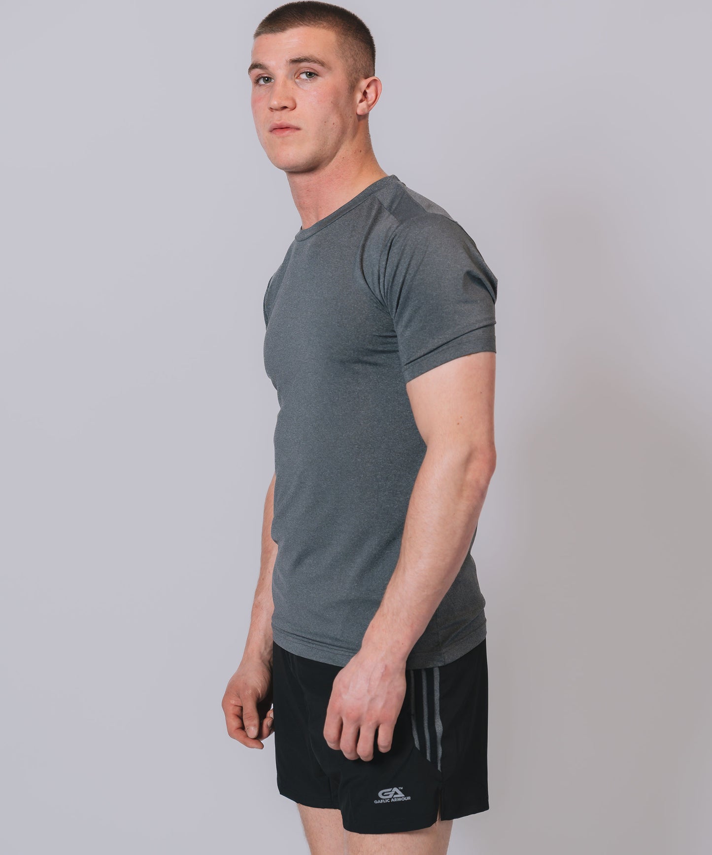 Flex Black Marl Lesiure Short – Gaelic Armour